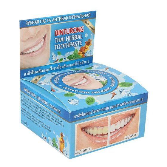 Зубная паста Binturong Antibacterial Thai Herbal антибактериальная, 25 ...
